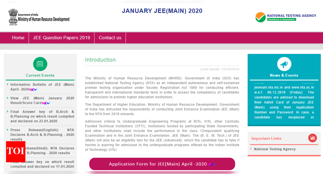 JEE Main 2020: Strategies to help you clear engineering entrance exam ...