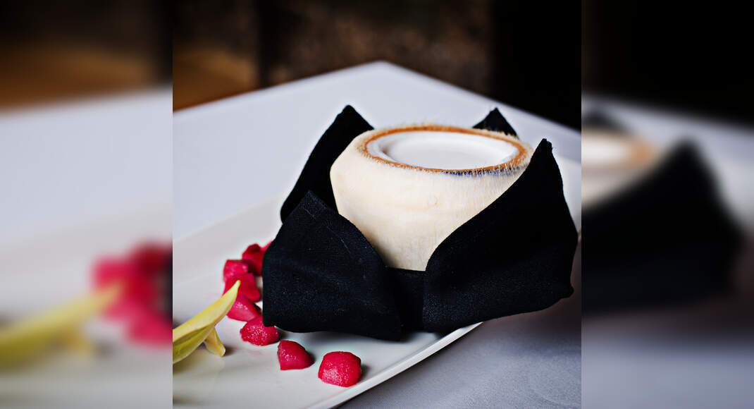 Tub Tim Grob: Rose Scented Water Chestnut & Coconut Milk Recipe: How to ...