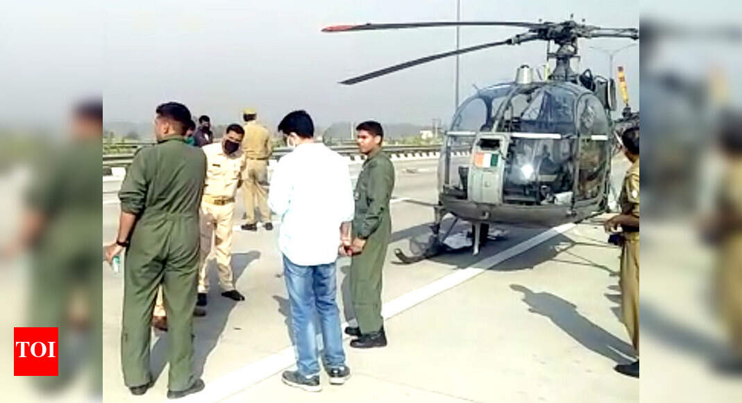 Cheetah helicopter emergency landing: Chopper carrying Covid-19 samples ...