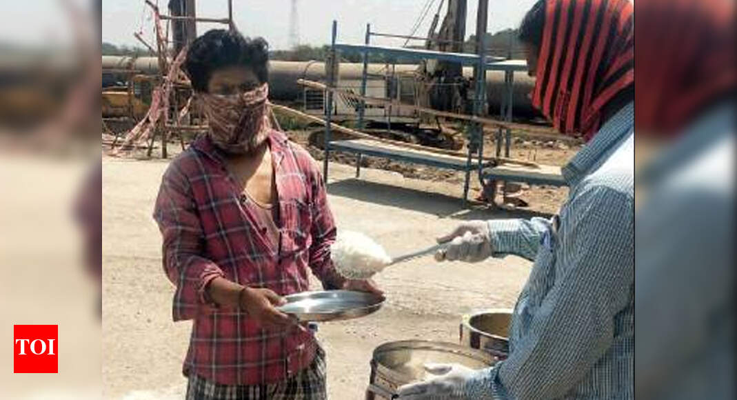 Builders hold health camps, provide rations to workers stranded at ...