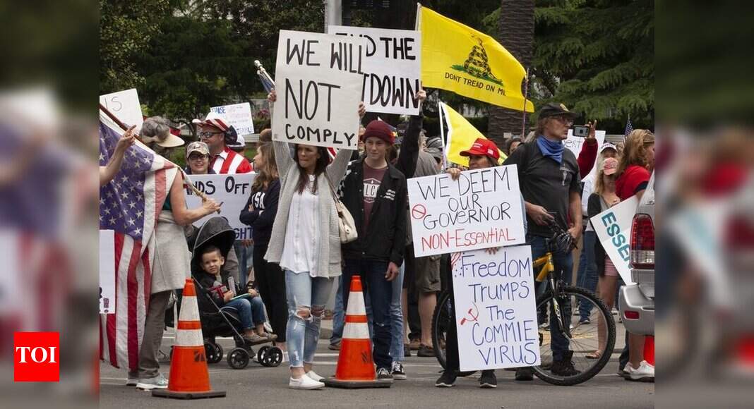 Coronavirus in California: California protesters push to reopen ...