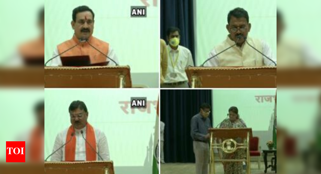 Madhya Pradesh: Five ministers take oath in first expansion | Bhopal ...