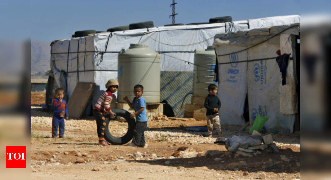 First virus case recorded in refugee camp in Lebanon - Times of India