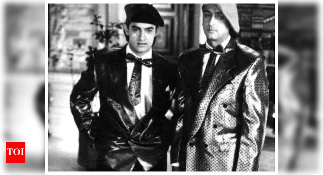 Here’s a still from Aamir Khan and Raveena Tandon’s unfinished film ...