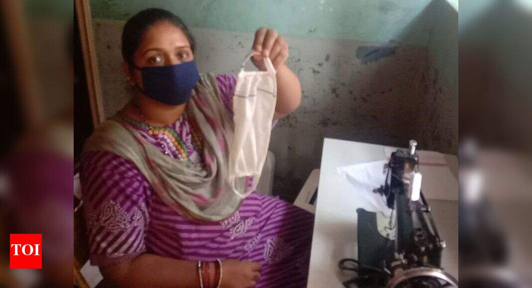 Amulya and husband Jagdish set up mask-making initiative to empower ...