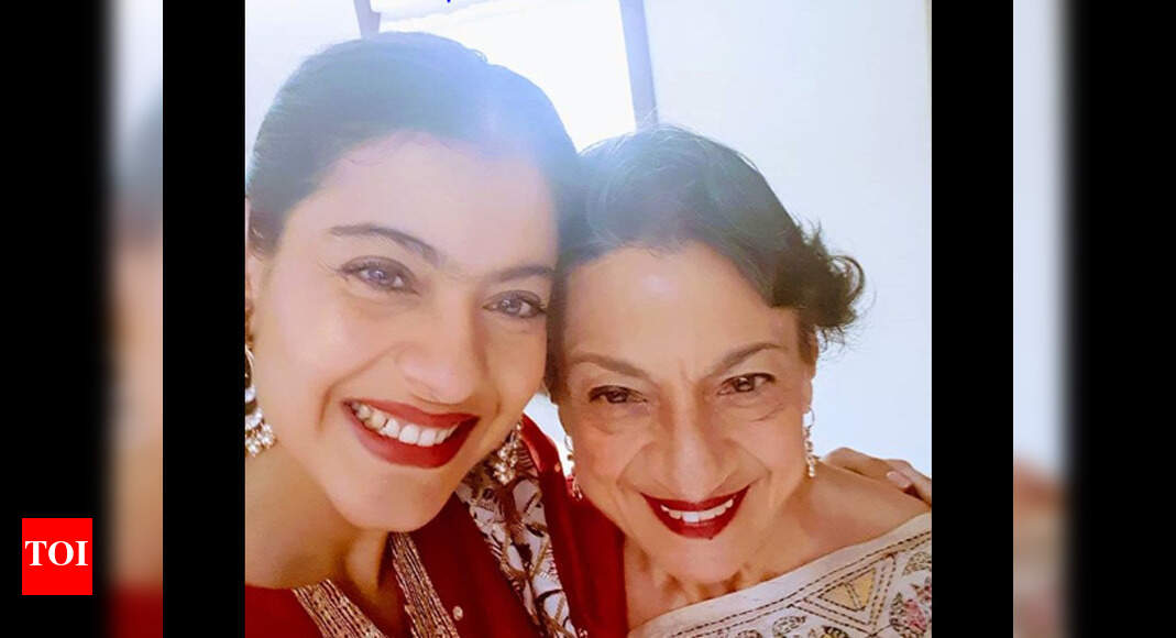 Kajol shares an adorable throwback picture with her mother Tanuja; says ...