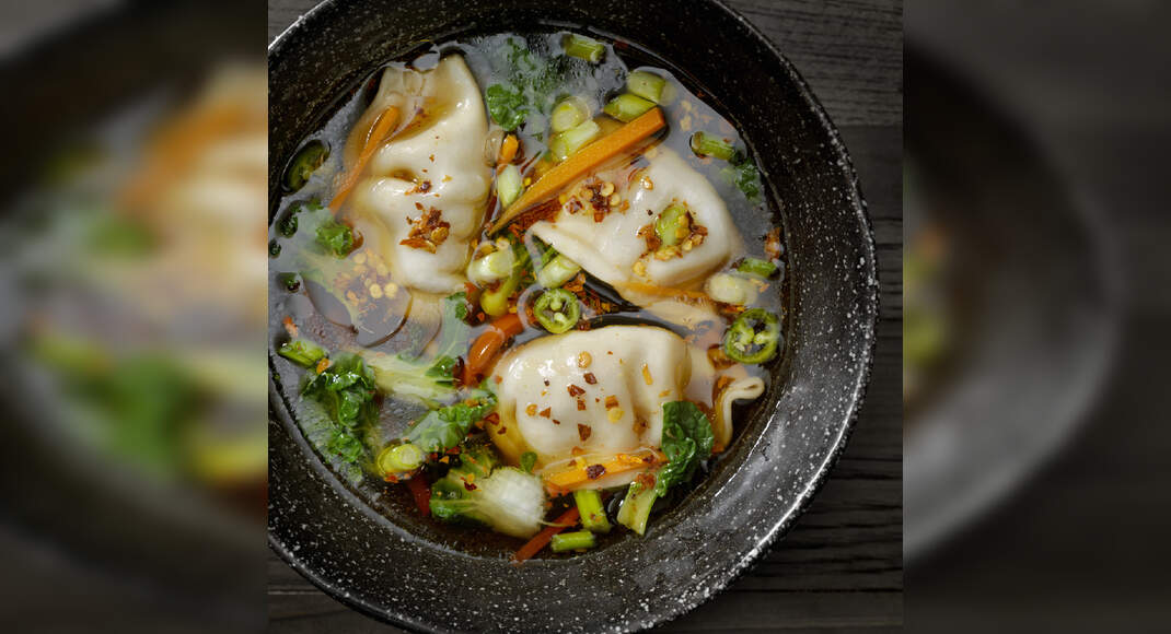 Veg Wonton Soup Recipe: How to Make Veg Wonton Soup Recipe | Homemade ...