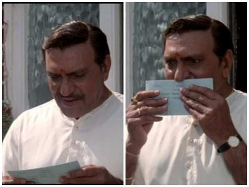 THIS iconic scene of Amrish Puri from 'Dilwale Dulhania Le Jayenge ...