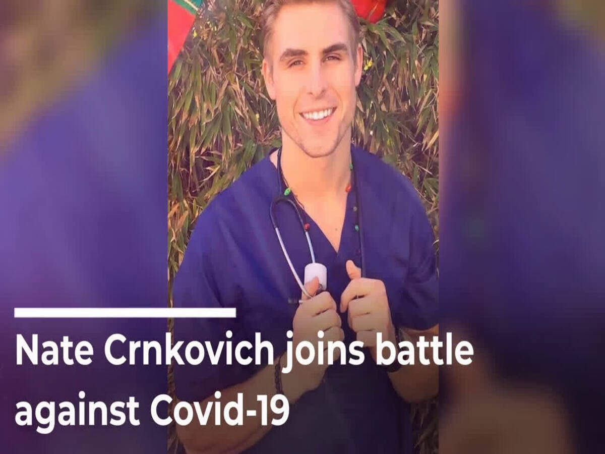 Nate Crnkovich joins battle against Covid-19
