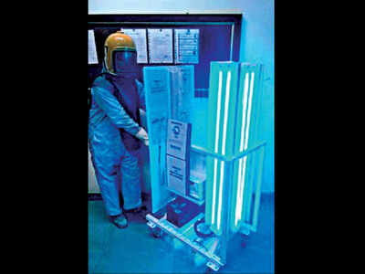 New UVC trolley to help push pandemic fight ahead | Hyderabad News ...