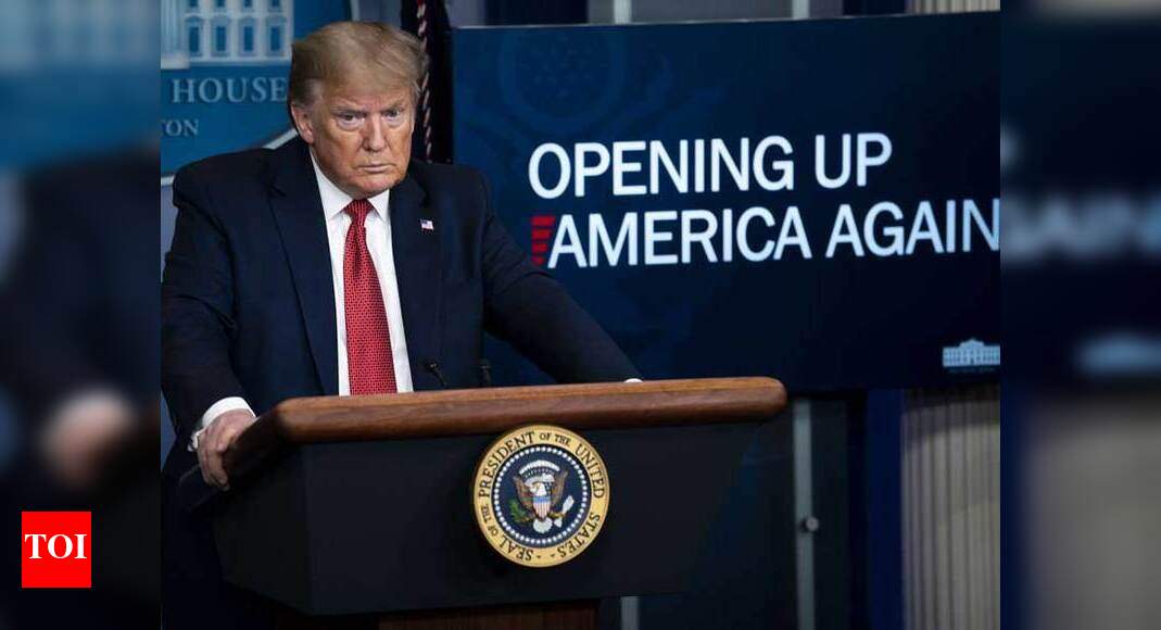 Trump cans press briefing accusing media of asking hostile questions ...