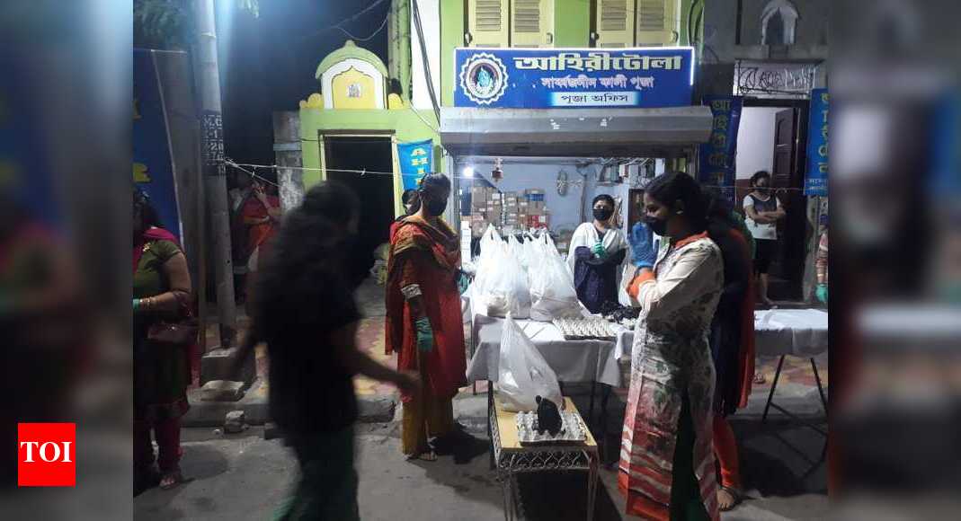 Durga Puja clubs start helping poor | Kolkata News - Times of India