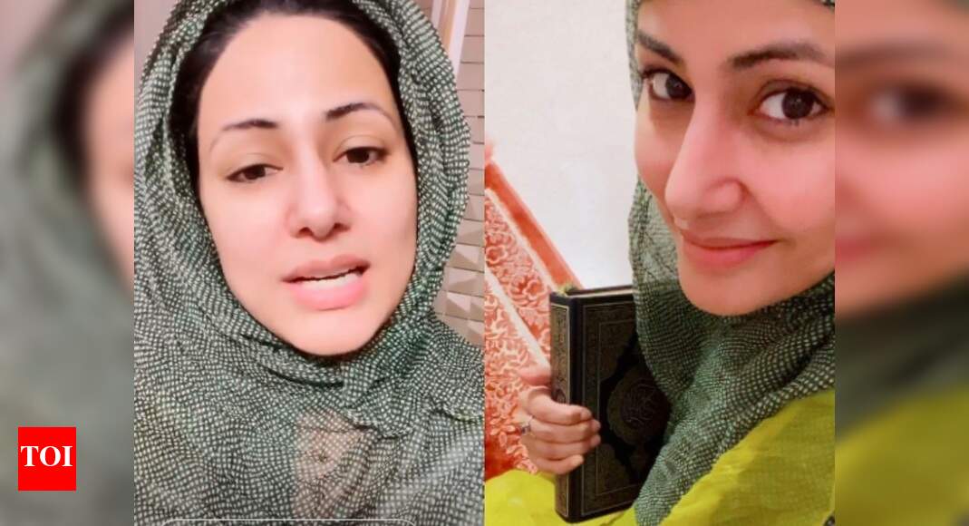 Hina Khan talks about keeping Roza daily during lockdown; watch video ...