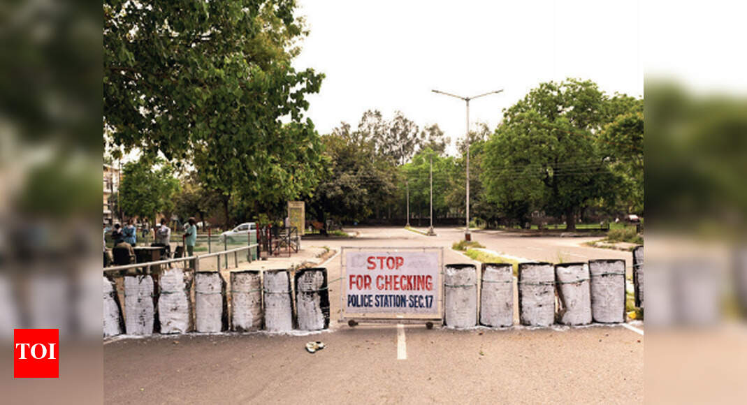 Sector 22 in Chandigarh leaves just two entry points open | Chandigarh ...