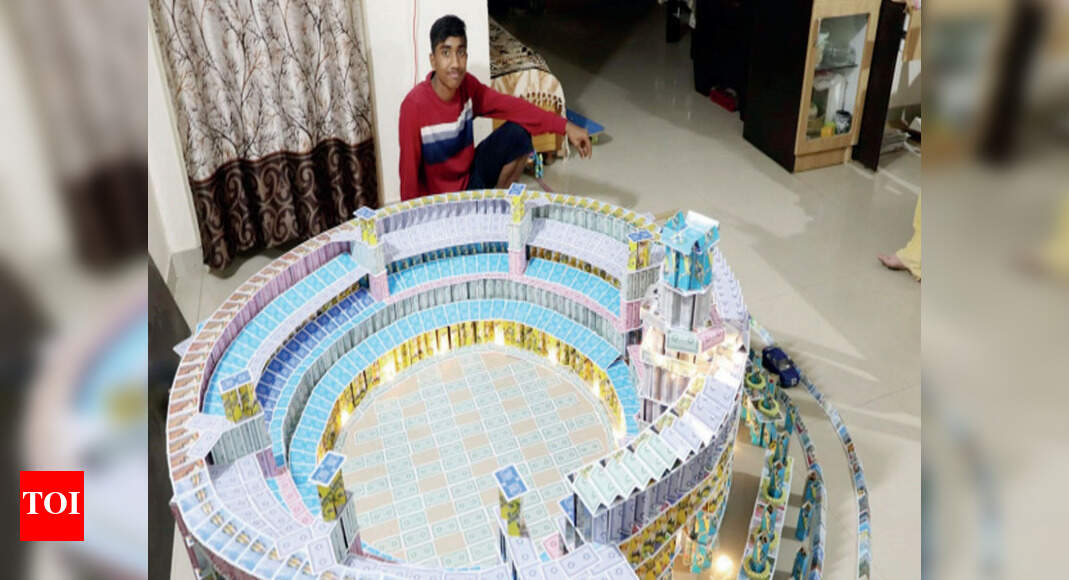 Bengaluru teen sets record for tallest house of cards | Bengaluru News ...