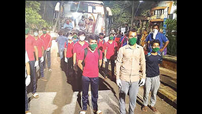 Goa: Relief for stranded students as special KTC buses travel to Madhya ...