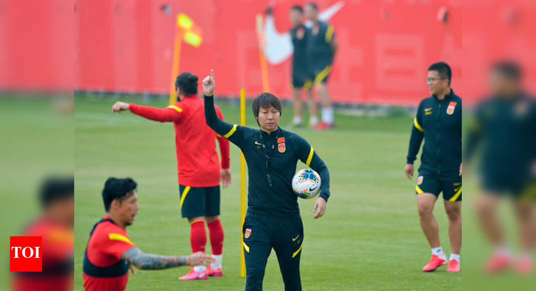 Chinese men's football team starts training in Shanghai | Football News ...
