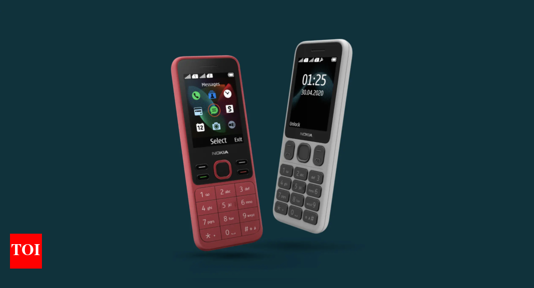 Nokia 125 and Nokia 150 feature phones launched - The Times of India