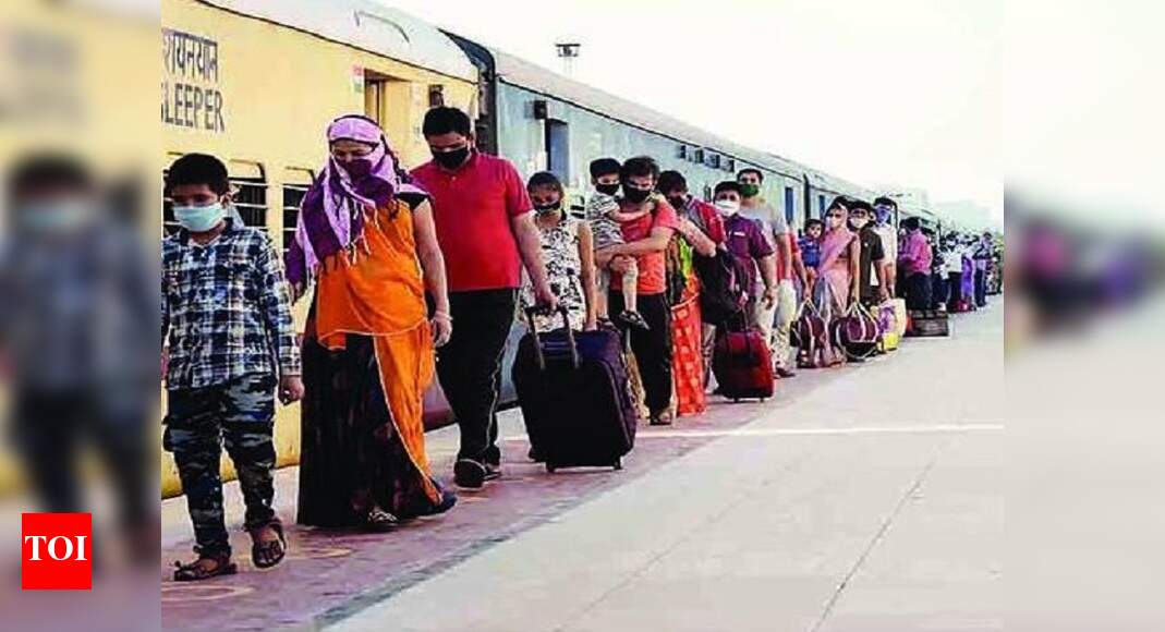 Second train brings 1,484 Rajasthan migrants from Pune to Jodhpur ...