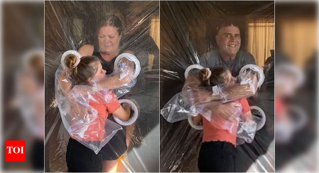 A 10-year-old creates ‘hug-curtains’ to embrace her grandparents; takes ...