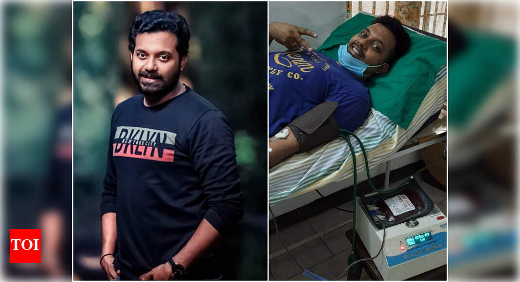 Actor Jishin Mohan encourages fans to donate blood during lockdown ...