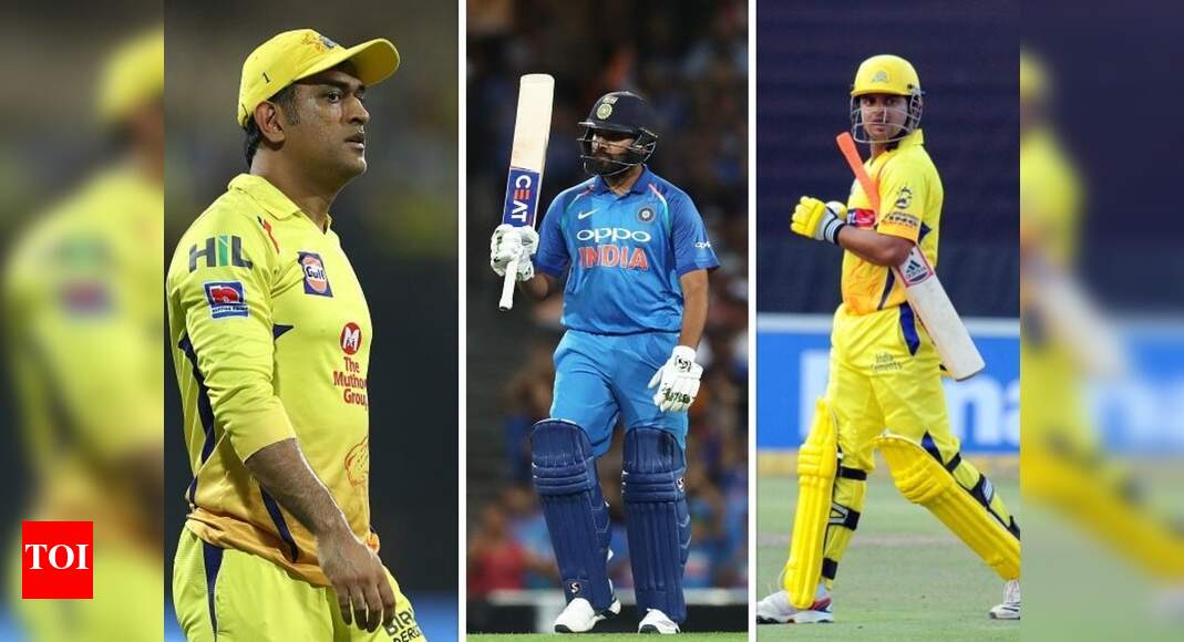 Rohit Sharma: Rohit Sharma, Suresh Raina pick combined MI-CSK side; MS Dhoni to lead | Cricket ...