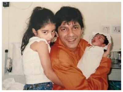THIS throwback picture of Ananya Panday with father Chunky and baby ...