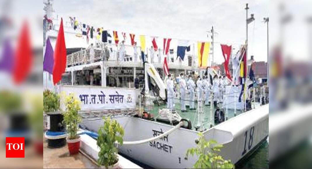 In a first, Coast Guard digitally commissions three new vessels | Goa ...