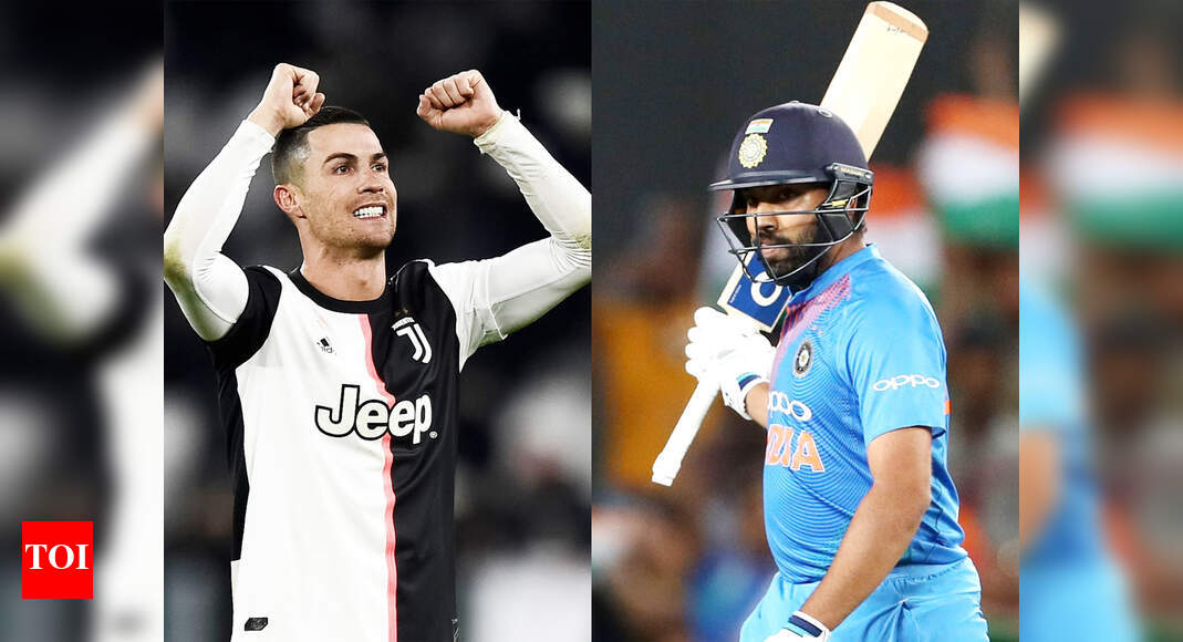 Cristiano Ronaldo is the king, says Rohit Sharma | Cricket News - Times ...