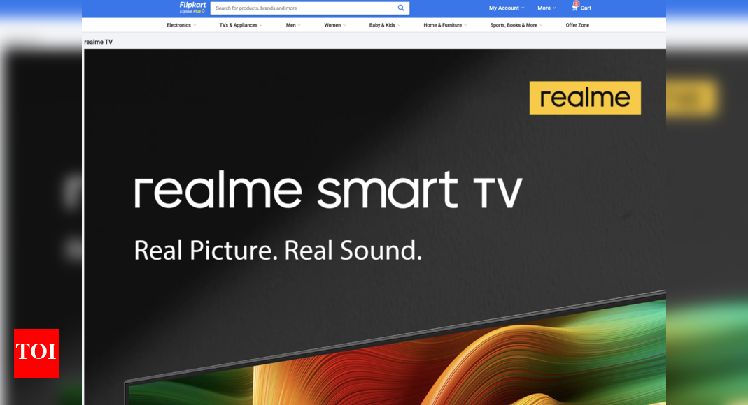 Realme TV listed on Flipkart, key specs revealed - Times of India