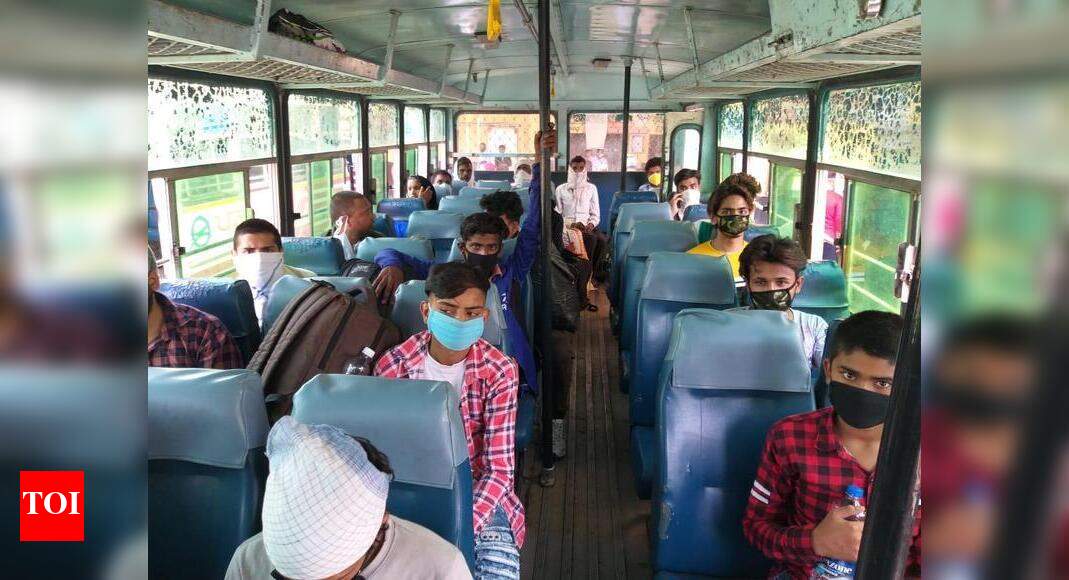 Punjab starts free bus service for migrant workers to return to UP ...
