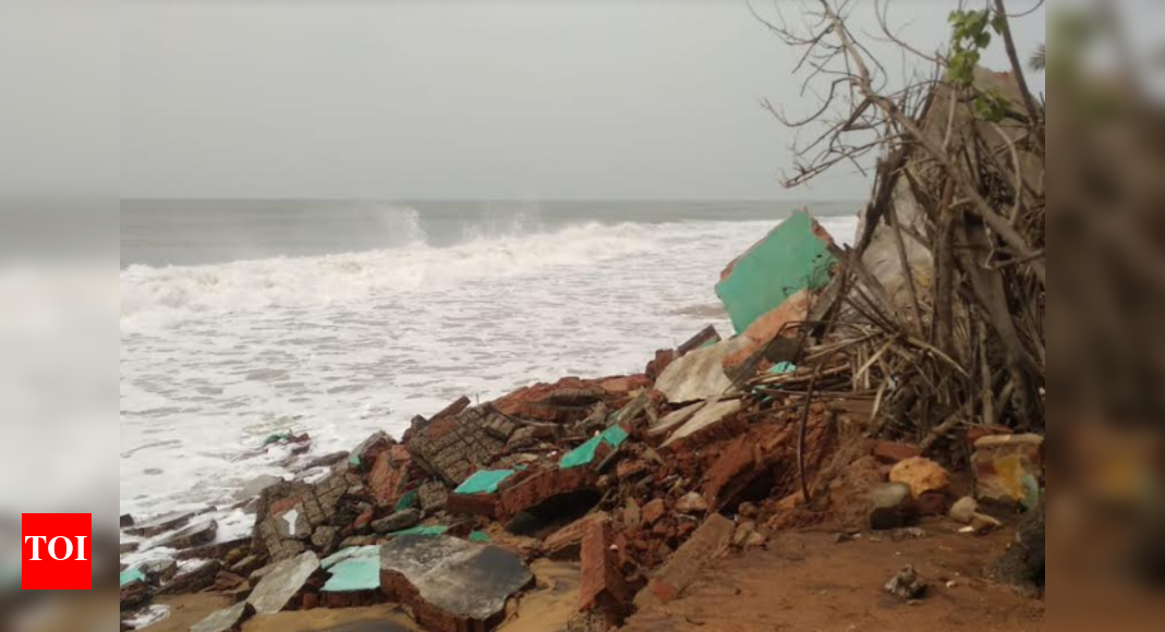 Cyclone Amphan: Three houses collapse in TN due to coastal erosion ...