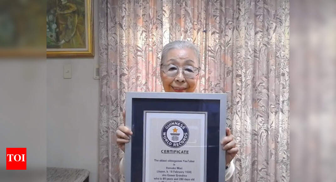 89-years old Gamer Grandma becomes oldest 'videogames YouTuber' - Times ...