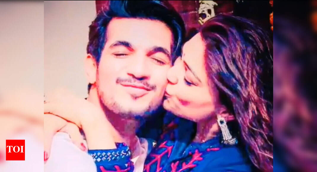 Arjun Bijlani shares romantic pictures with wife Neha Swami on seventh wedding anniversary ...