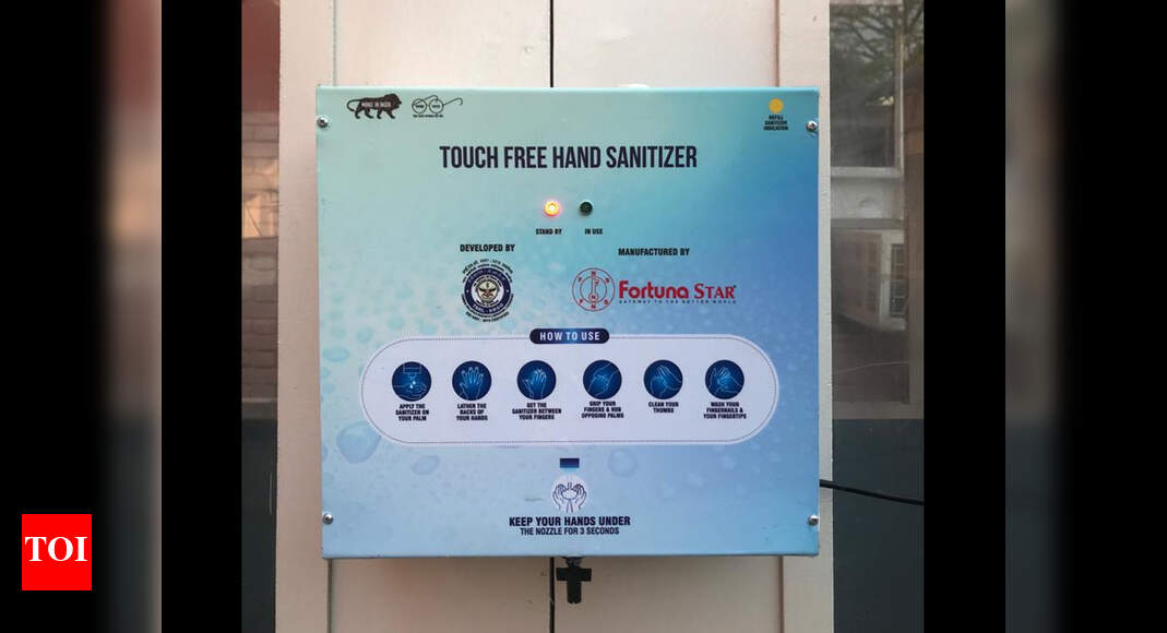 Touch-free sanitiser: Defence lab's weapon for war on Covid-19 ...