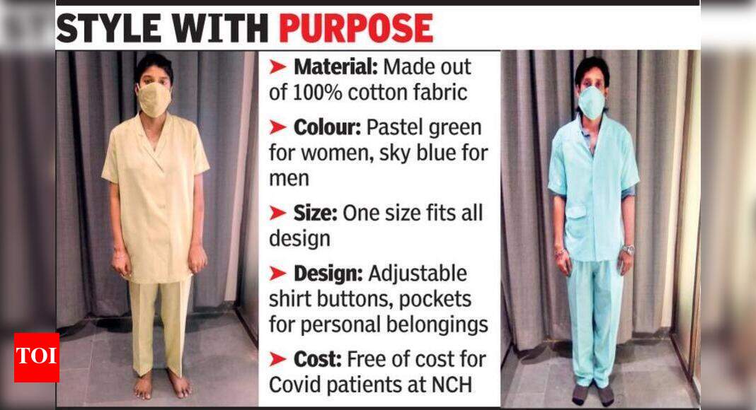 Covid patients at Surat’s NCH get special uniforms | Surat News - Times ...
