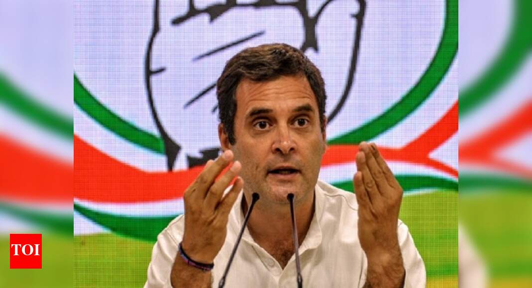 Rahul Gandhi pays homage to father Rajiv, remembers him as true patriot ...