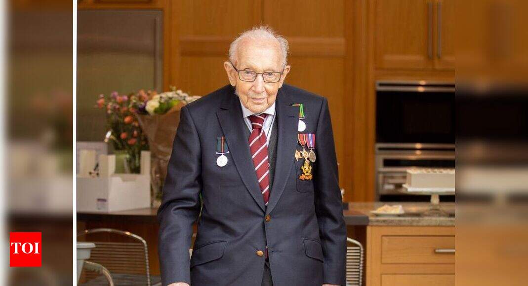 Captain Tom Moore has been knighted - Times of India
