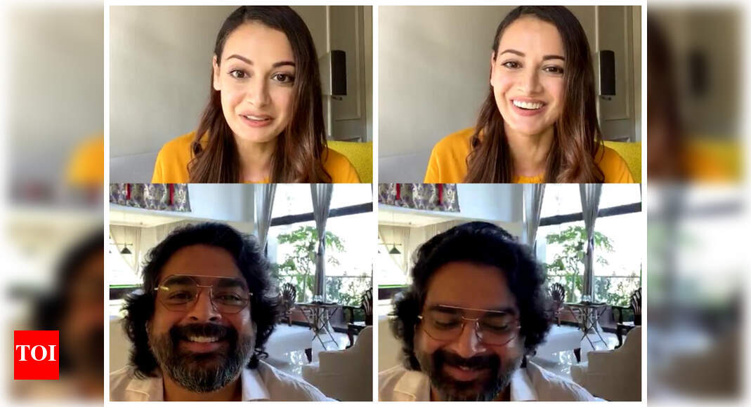 Maddy reunites with his RHTDM co-star Dia Mirza for a special ...