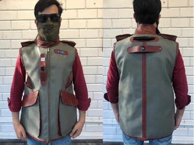 A jacket that helps to maintain social distance and fight coronavirus ...