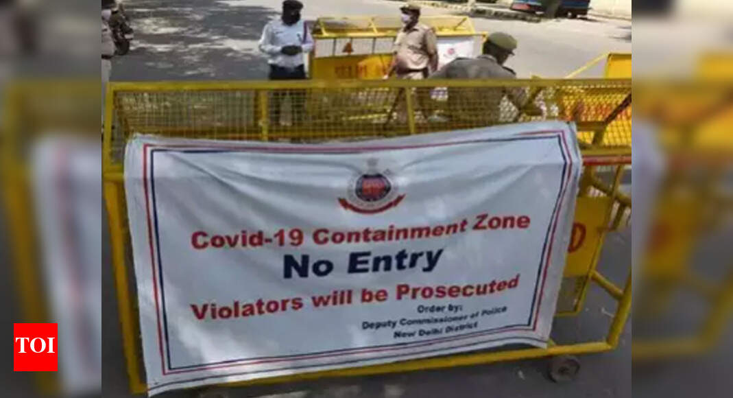 Containment Zones in Delhi: Nine new areas declared red zones in Delhi ...