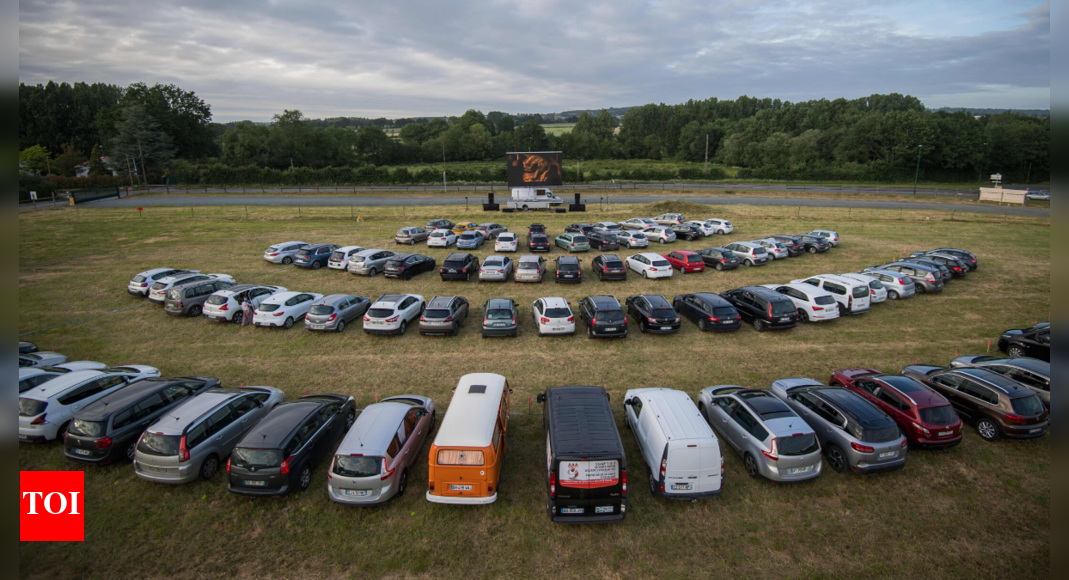The drive-in movie stages a comeback in US in coronavirus era - Times ...