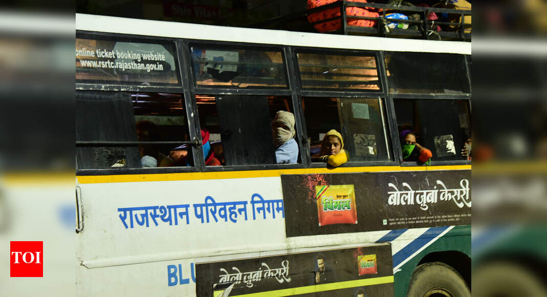 RSRTC buses start plying on 55 routes in Rajasthan | Jaipur News ...