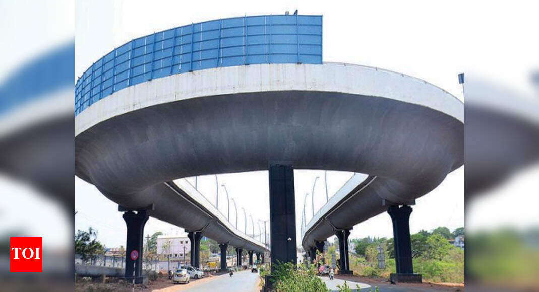 Grade separator at Goa airport ready for use | Goa News - Times of India