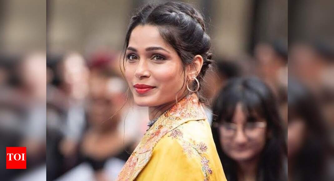 Freida Pinto: Animated world different from film, TV - Times of India