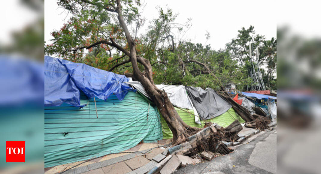 Kolkata: Post cyclone, claims for damage to property, vehicles poured ...