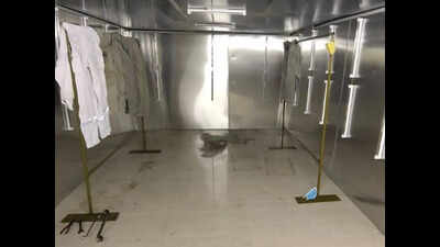 Mumbai: Western Naval Command develops UV sanitisation bay for its ...