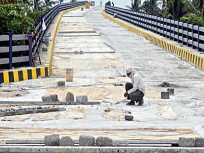 Kochi: Work on bridge to be over in three weeks | Kochi News - Times of ...