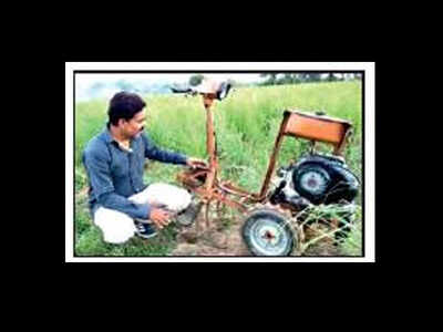 Madhya Pradesh farmer turns junk scooter into jugaad tiller | Bhopal ...