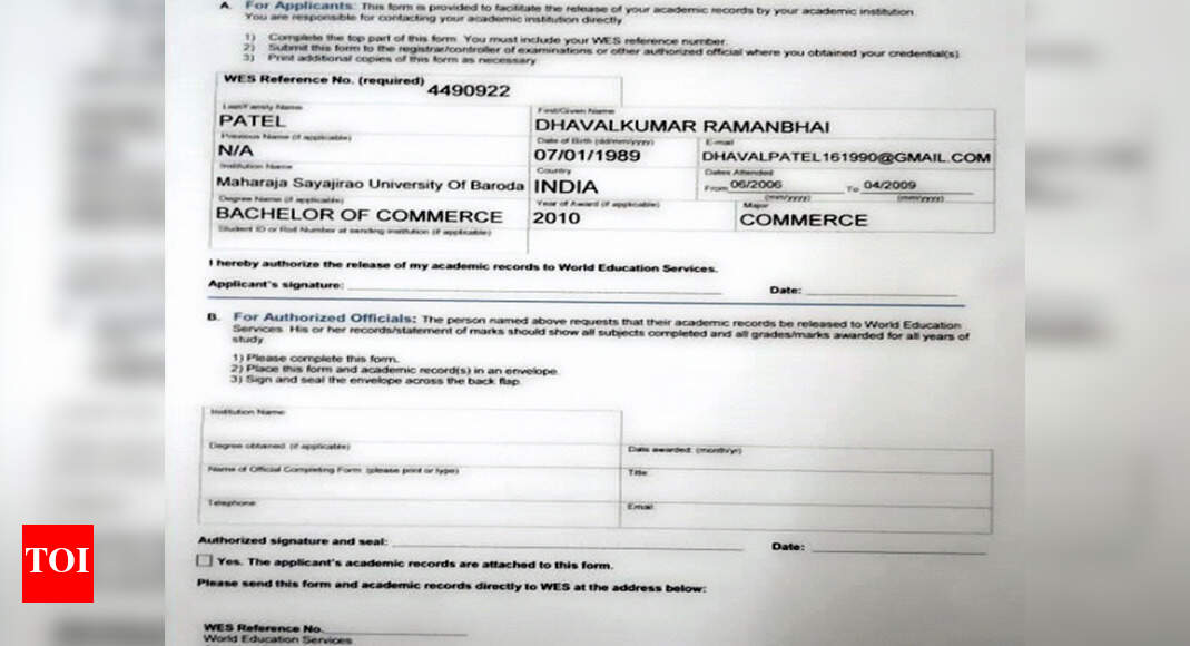 Fake marksheets racket busted in Vadodara | Vadodara News - Times of India